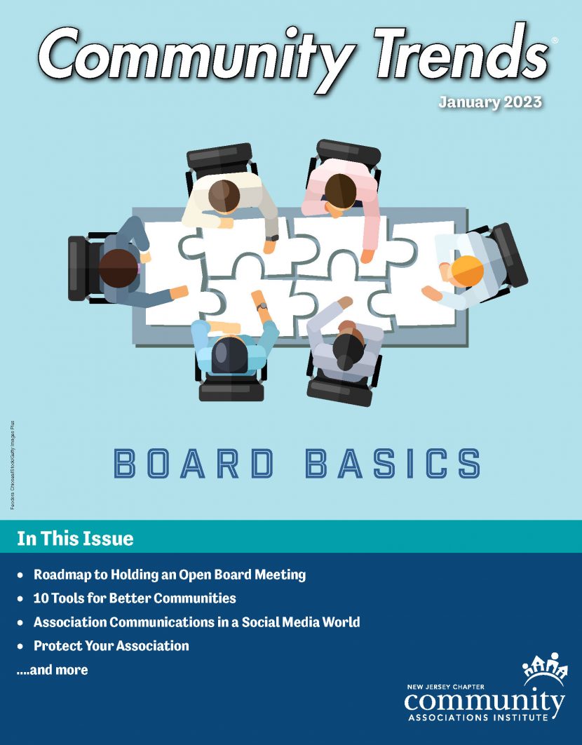 Community Trends - Community Associations Institute New Jersey Chapter
