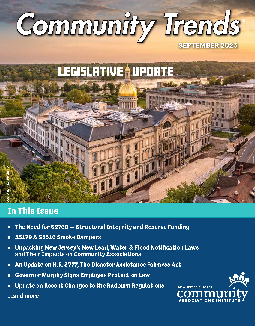 Community Trends - Community Associations Institute New Jersey Chapter
